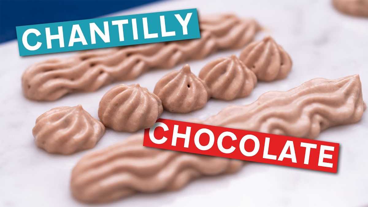 Chantilly de Chocolate - Fede Cocina